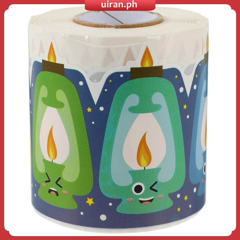 Bulletin Kerosene Lamp Frame Sticker Cartoon Stickers Kid Festival ...