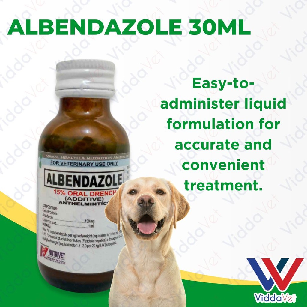 Albendazole 15% Oral Suspension 30ml Gamot sa Bulati para sa Baka, Tupa ...