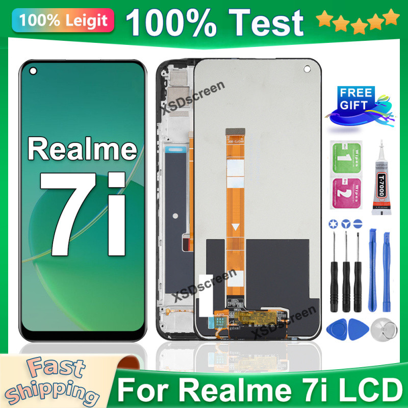 For Realme 7i LCD Display RMX2103 Touch Screen Digitizer Assembly ...