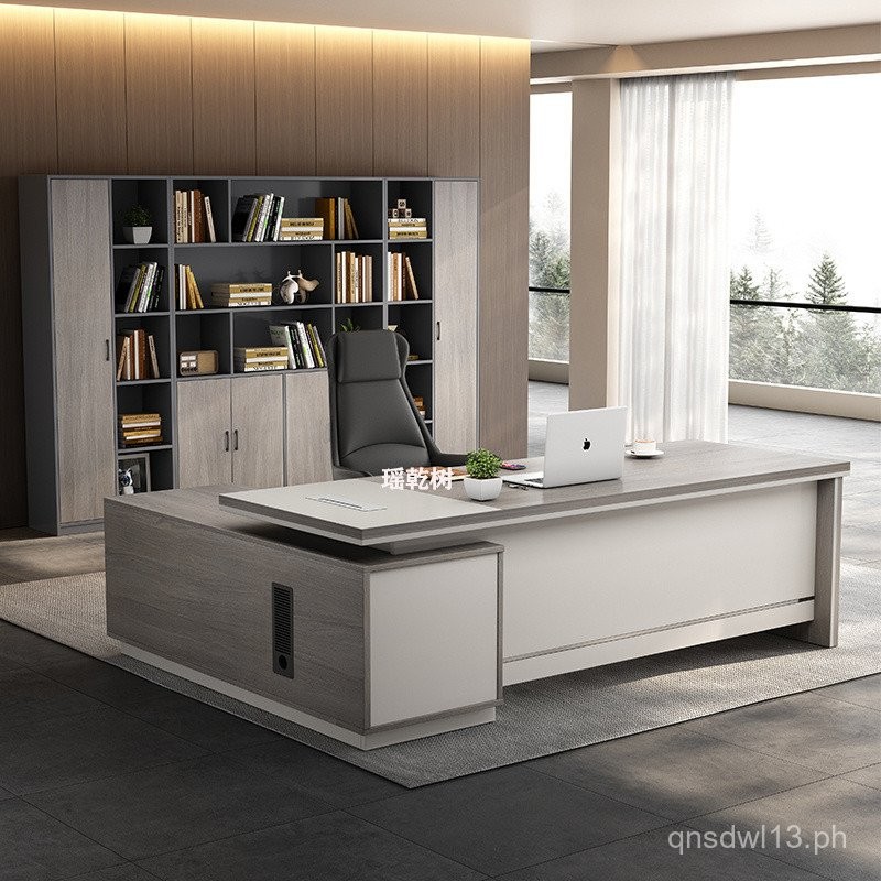 Boss Desk Office Desk Executive Desk with Password Lock Drawer Manager ...