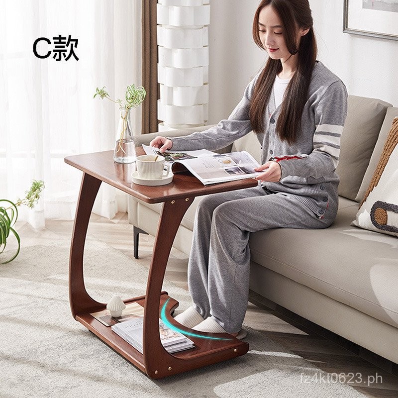 Solid Wood Cabinet C Miniature Square Corner Table for Small Spaces ...