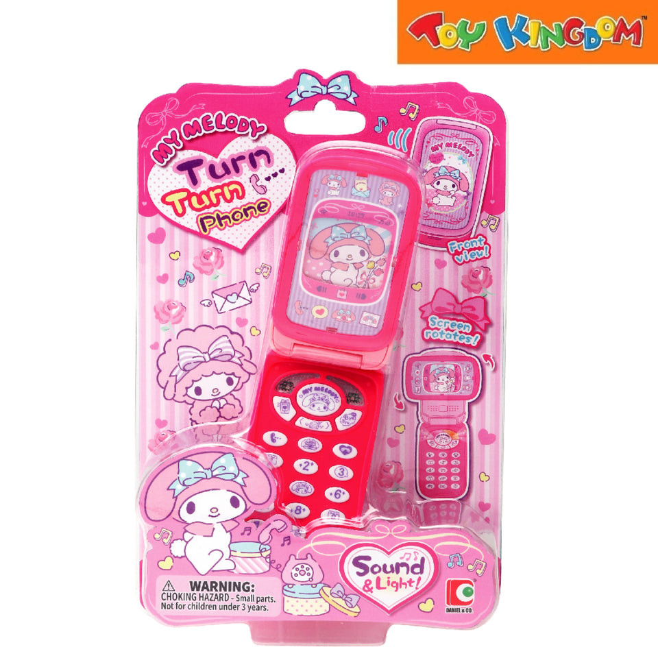 Sanrio My Melody Turn Turn Phone With Screen Rotates Playset | Shopee ...