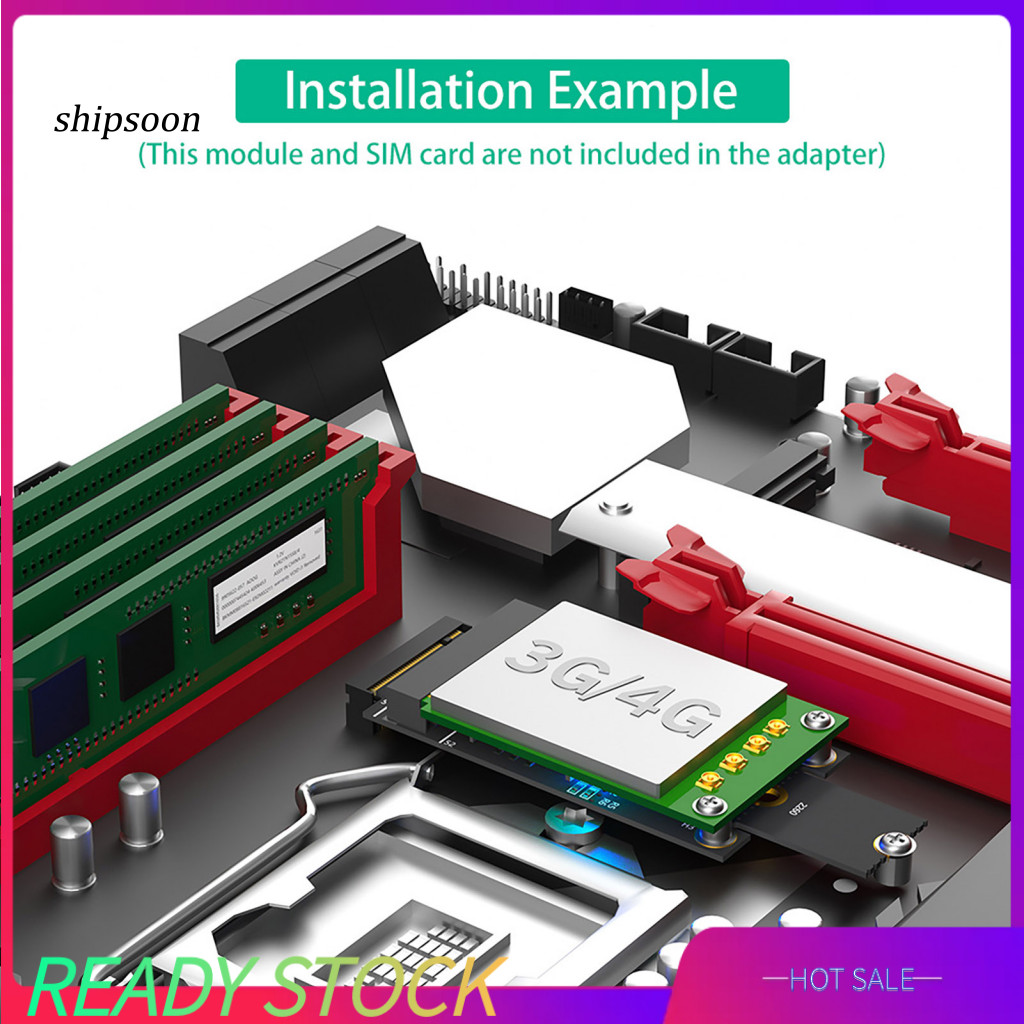 SN Wifi Mini Card Adapter Mini Pci-e Converter Mini Pcie Ssd Nvme ...