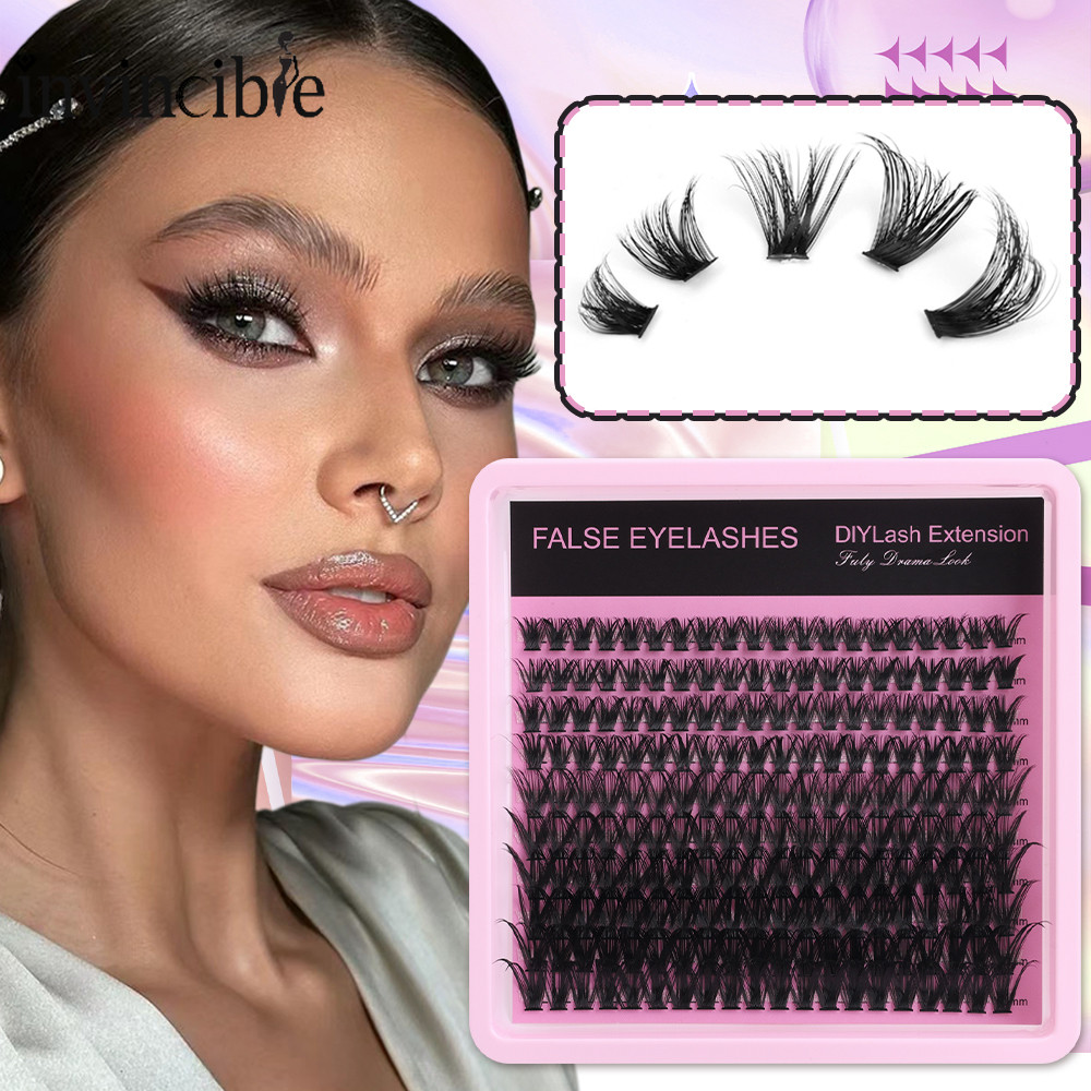 10 Row Segmented Messy Style Self Grafting False Eyelashes - DIY Anime ...