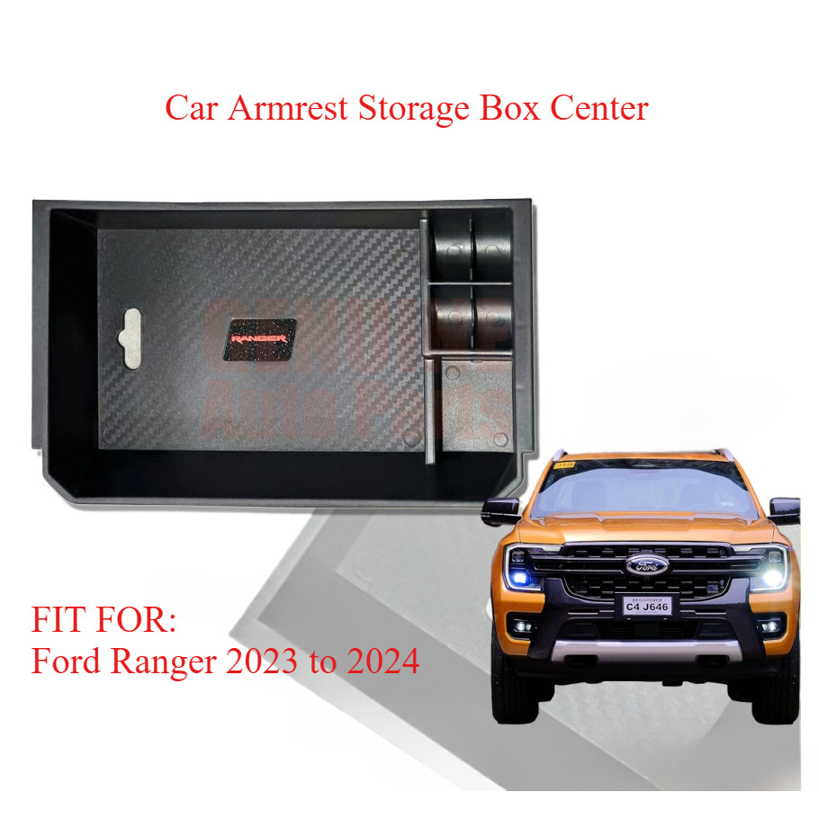 New Car Armrest Storage Box Center For Ford Next-Gen Ranger 2023 2024 ...