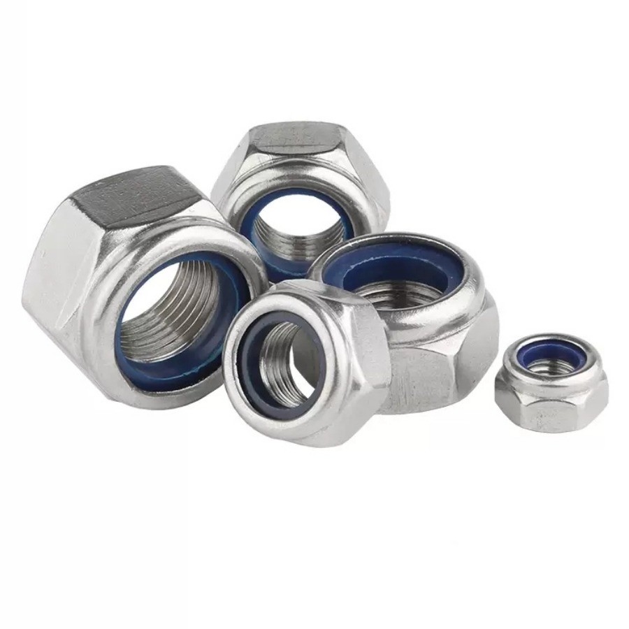 M2/M2.5-M30 Stainless steel 304 Lock Nut / Self-Locking Nut / Lock nut ...