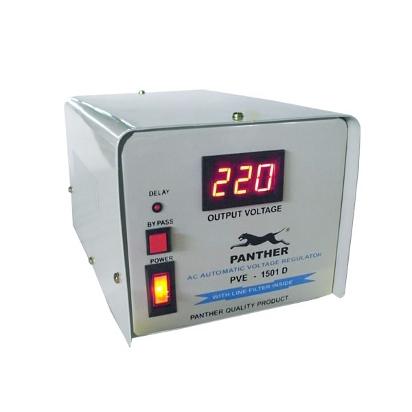 PANTHER PVE 1501D AUTOMATIC VOLTAGE REGULATOR 1500 WATTS | Shopee ...