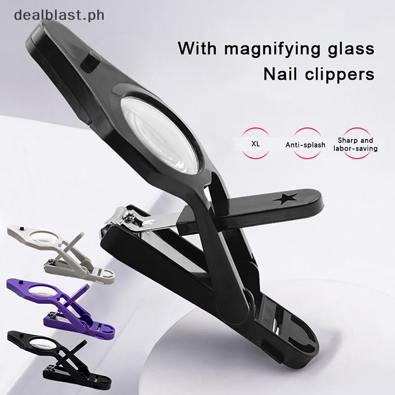 [RT] Nail Clipper With LED Magnifying Glass For The Elderly Practical ...