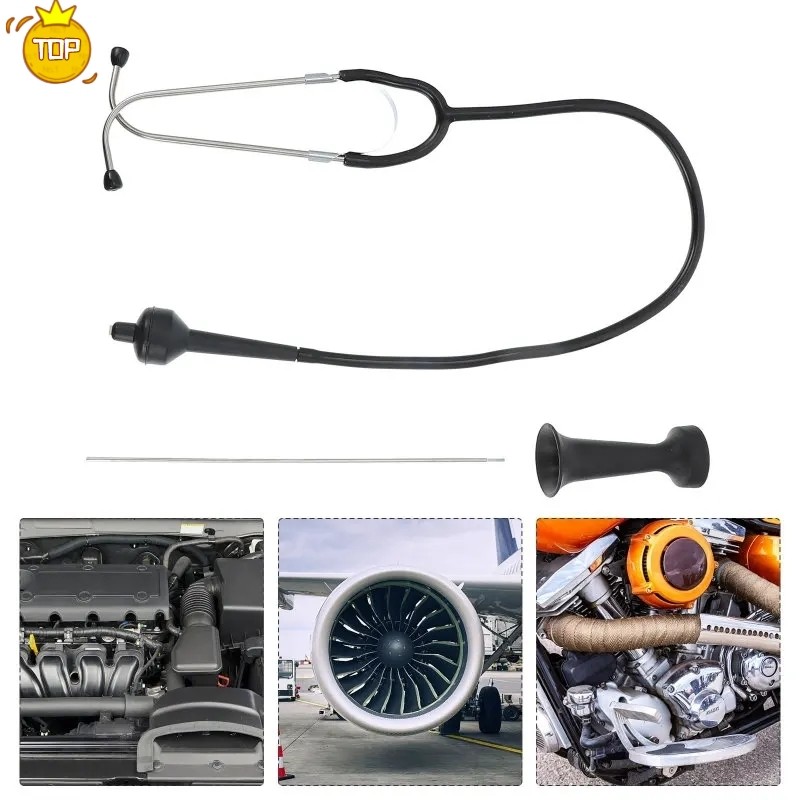 (XXD)1Set Auto Cylinder Stethoscope, Mechanics Stethoscope Car Engine ...
