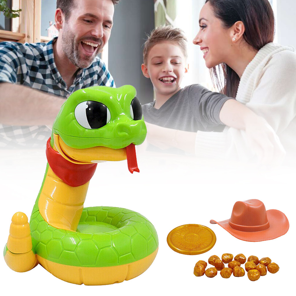 New Fun Multiplayer Party Games Electric Rattlesnake Toys Scary Hand ...