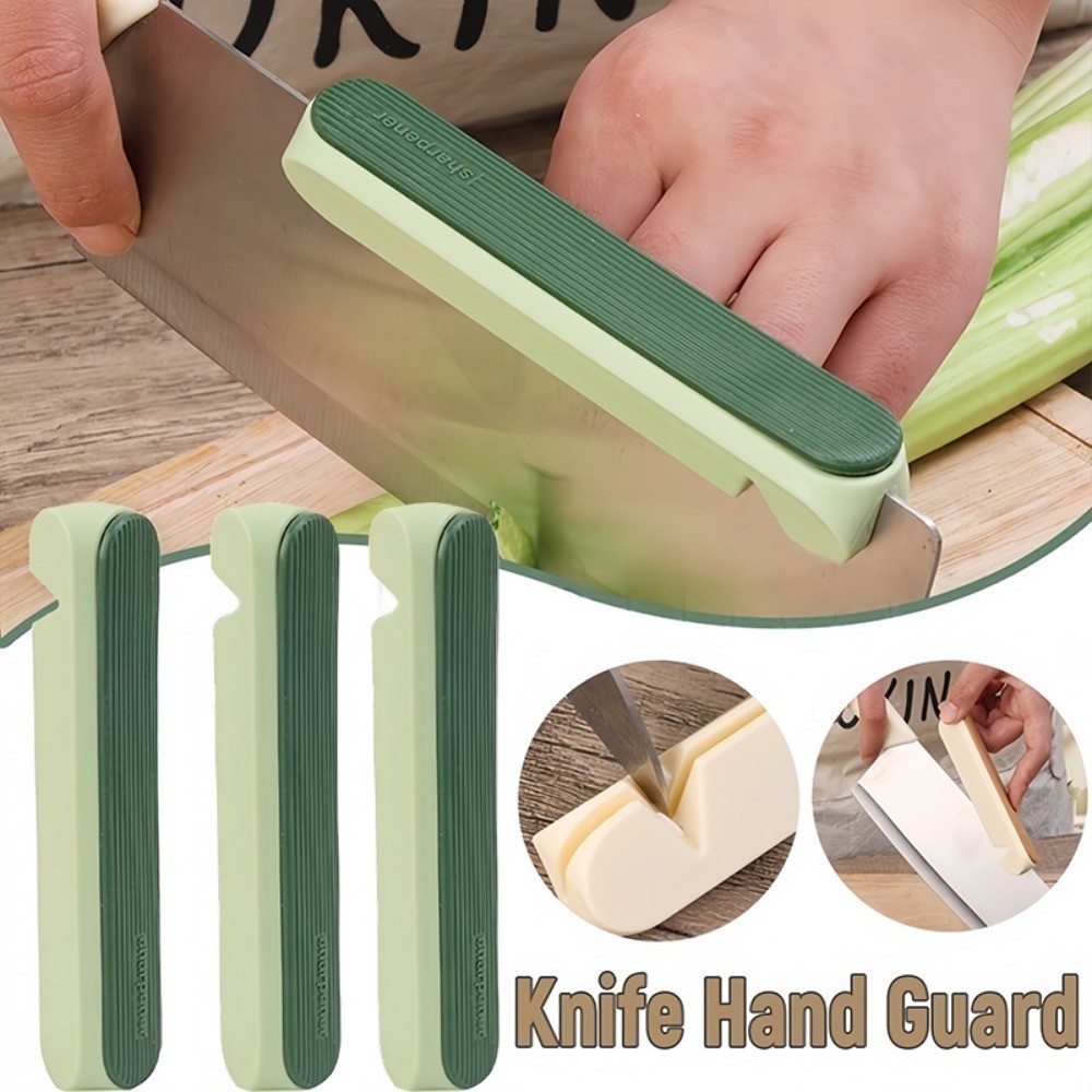 Household 2 in 1 Cutting Knife Back Pad Chef Finger Guards For Cutting ...