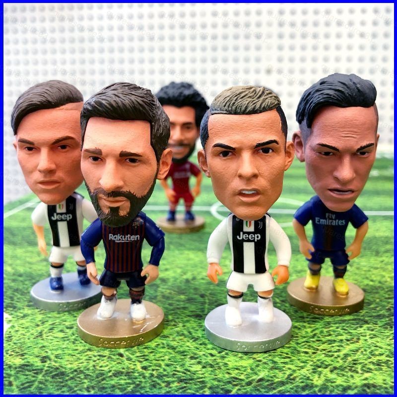 SQ3 Messi CR7 Neymar Salah Pogba Marcelo Dybala Hazard Action Figure ...