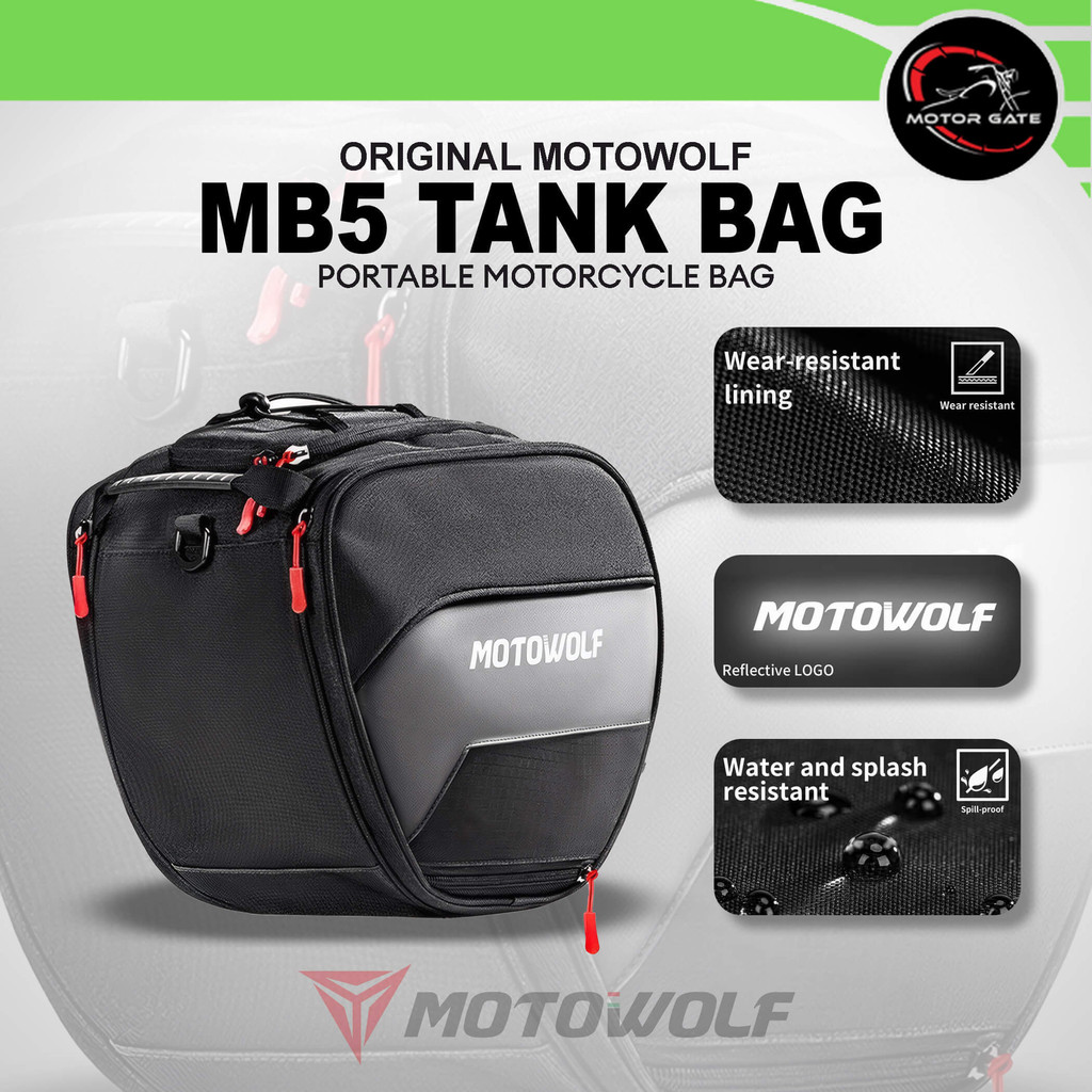 Original Motowolf MB5 Waterproof Tank Bag | Shopee Philippines