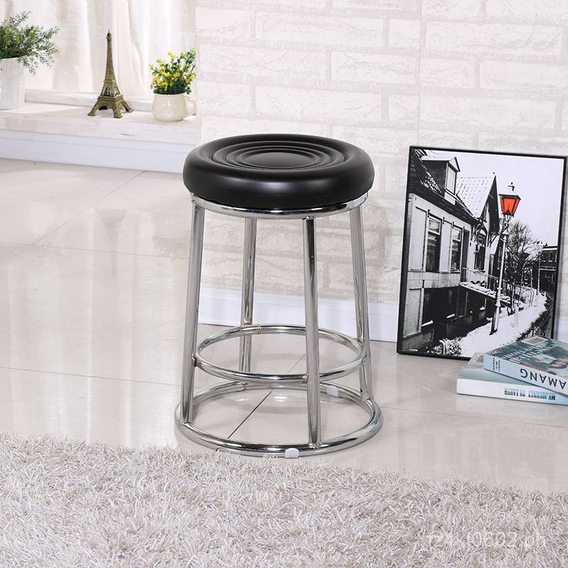 Home Stool Bar Chair Bar Stool Game Room Round Stool Phone Stool Dining ...