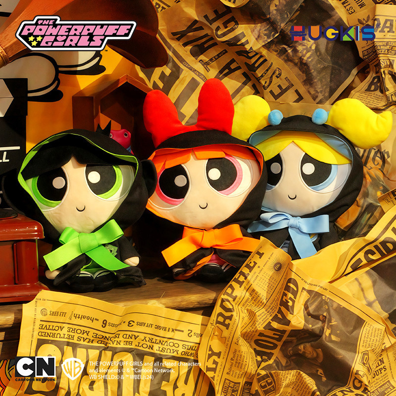 Hugkis Powerpuff Girls Academy Dress Up Plush Toy Powerpuff Girls ...