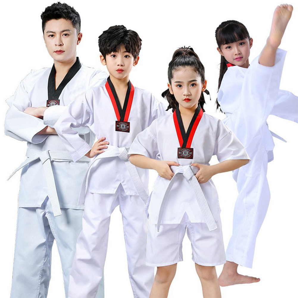 SSS Taekwondo Dobok Clothes Karate Suit Taekwondo Uniform Gym Training ...