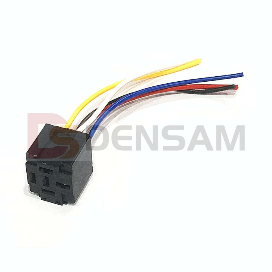 Densam Motorcyle 5pin Relay Socket 12V Universal Horn Relay Socket ...