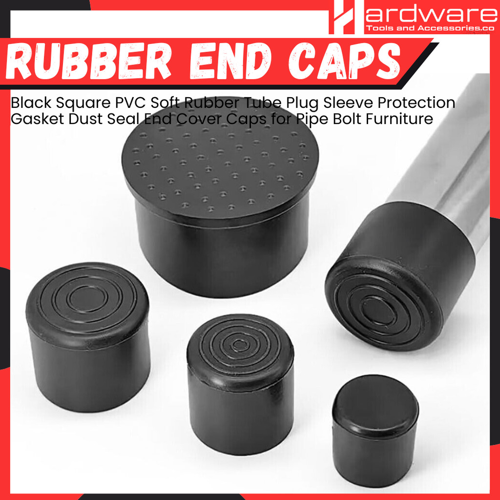 Rubber Footings Tubular Round Chair Table Foot Pads Cover Square ...