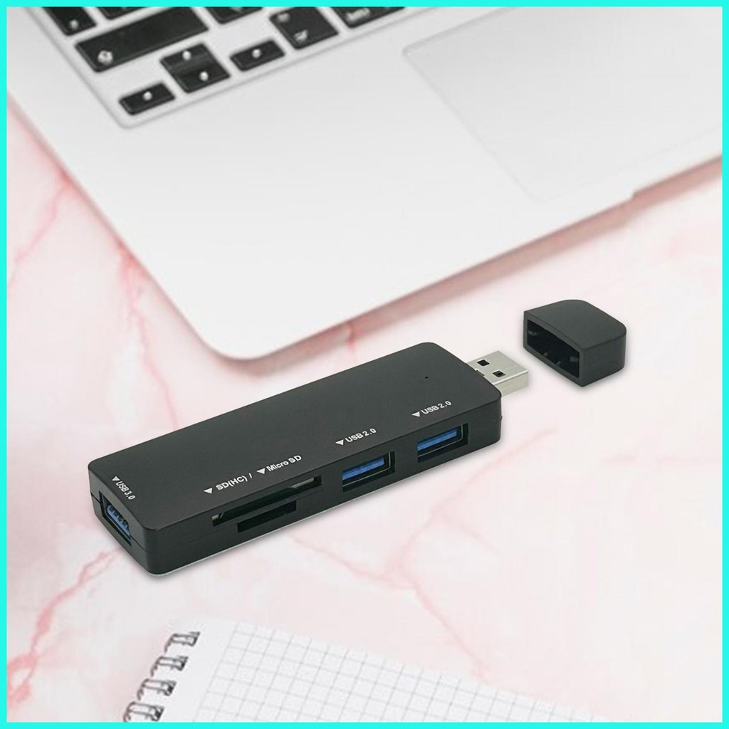 Multi-port Docking Station 5-in-1 USB Hub Portable USB C Laptop Docking ...