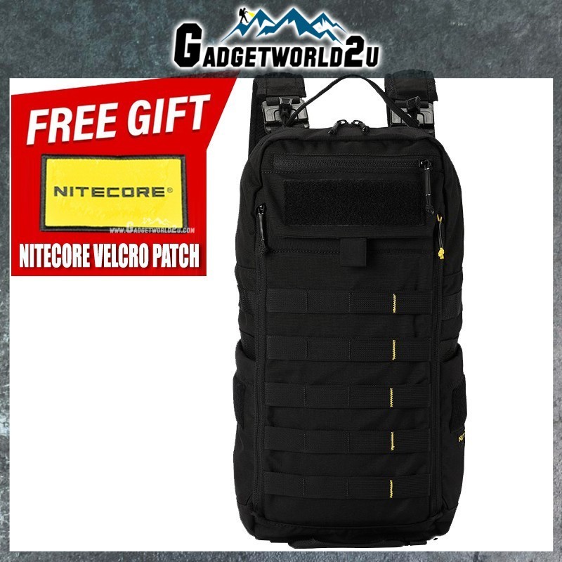 Nitecore BP18 Multi-Purpose Modular MOLLE Commuter Backpack BLACK | Shopee Philippines