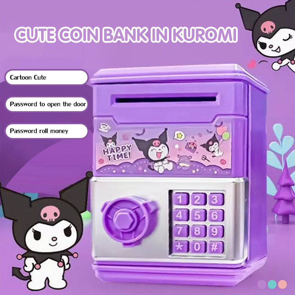 Bank Storage Password For Coins Sanrio Kids Piggy Box Money Save Gift ...