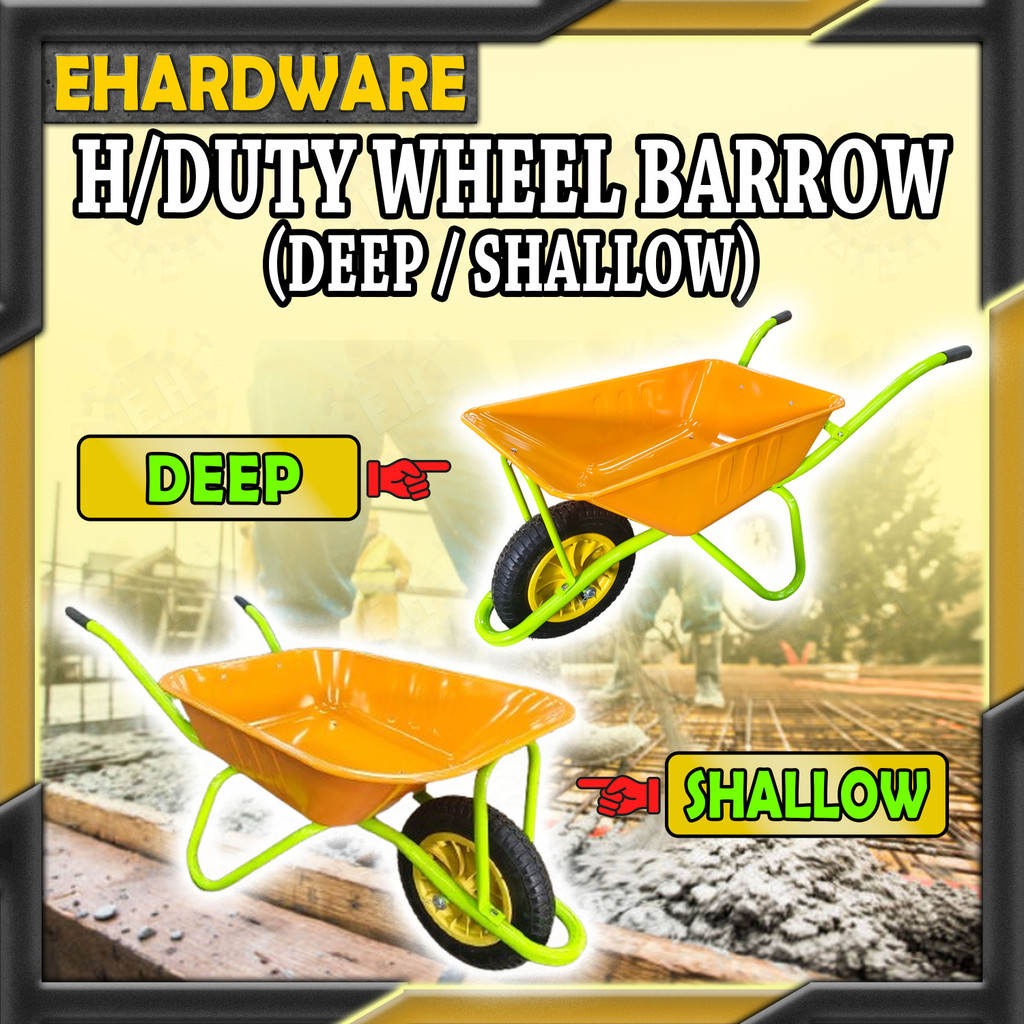 Kereta Sorong Heavy Duty – Heavy Duty Wheelbarrow (3 in 1, Deep ...