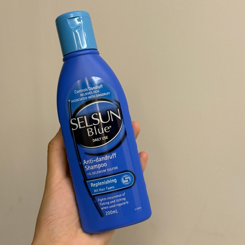 SELSUN Anti Dandruff Shampoo 200ml Deep Cleansing Purple/Blue Treatment ...