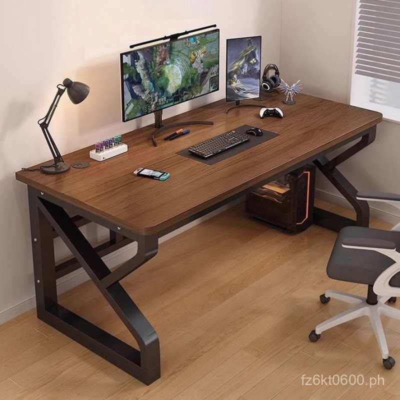 Desk Table Desktop Home Office Desk Bedroom Solid Wood Gaming Desk ...