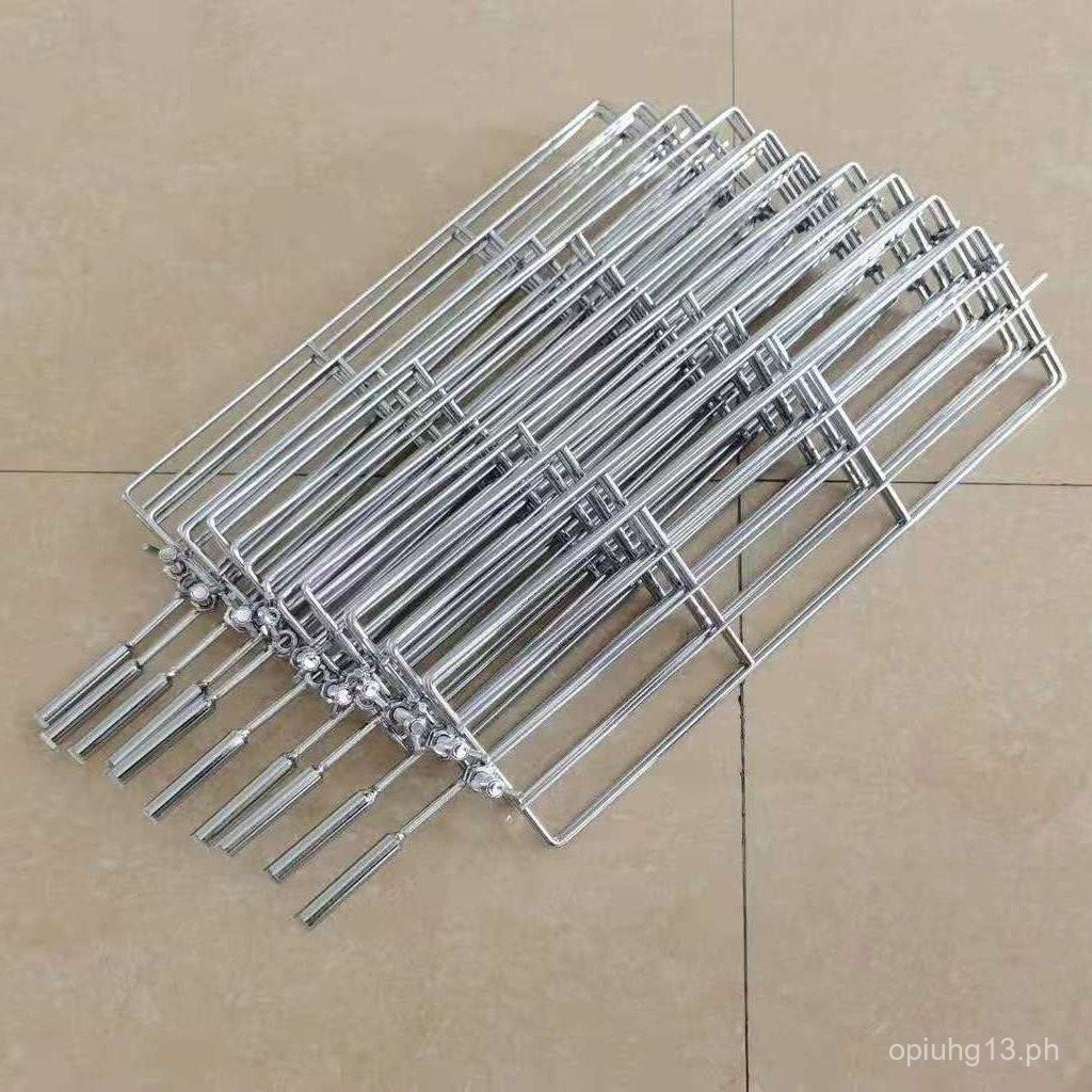 Charcoal Gas Automatic Rotating Rock Grill Chicken Oven Special Fish ...