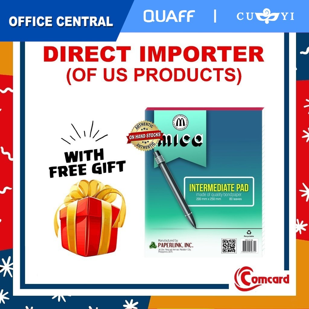 [10 PADS] Mica Intermediate White Quiz Pad 80 Leaves | OCT | Shopee ...