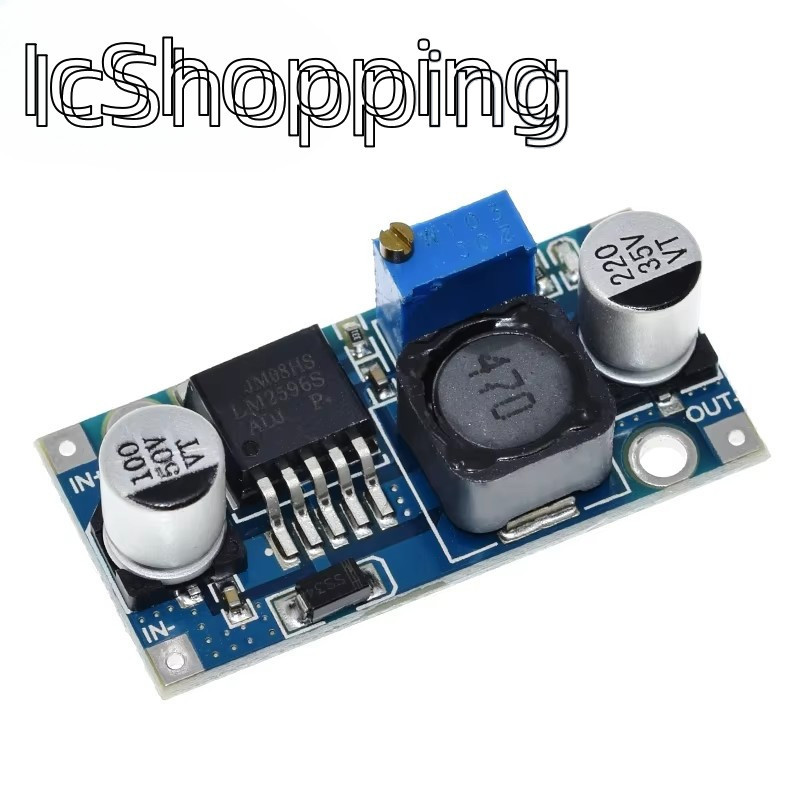 LM2596 DC-DC Step-down Power Supply Module 3A Adjustable Step-down Module LM2596S Voltage ...