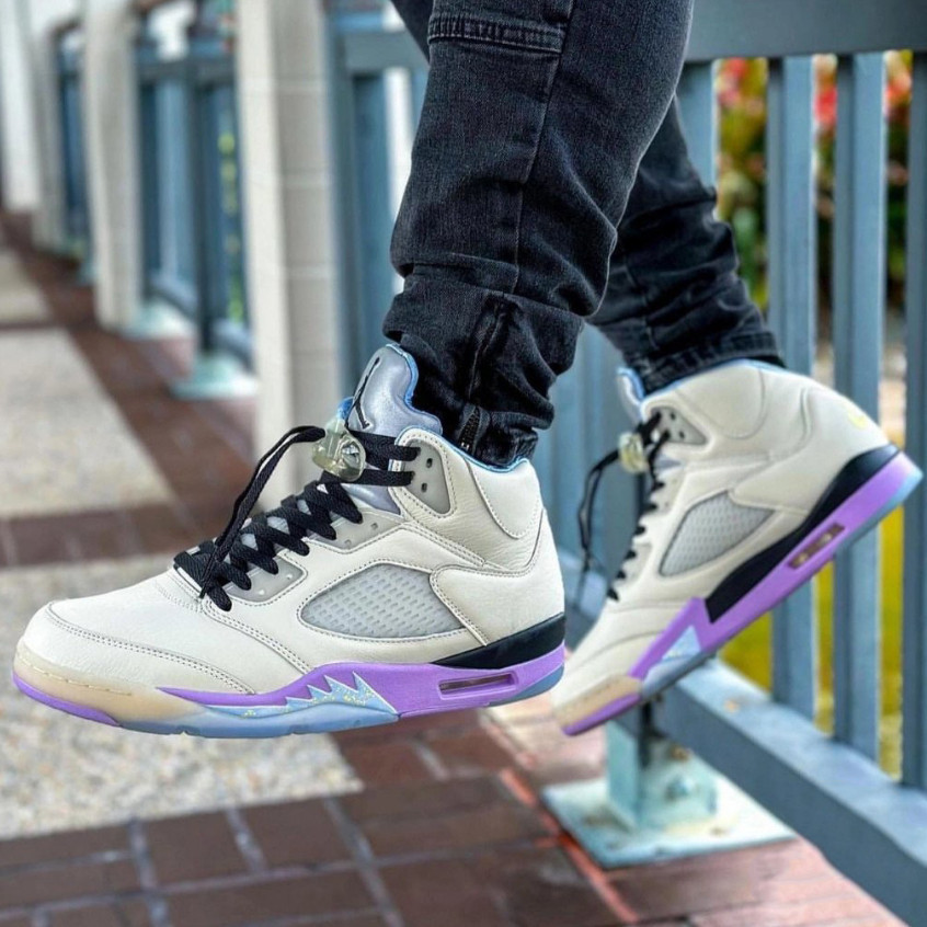 jdEASYRUN UA Shoes DJ Khaled X Air Jordan 5 We The Best Highcut Rubber ...