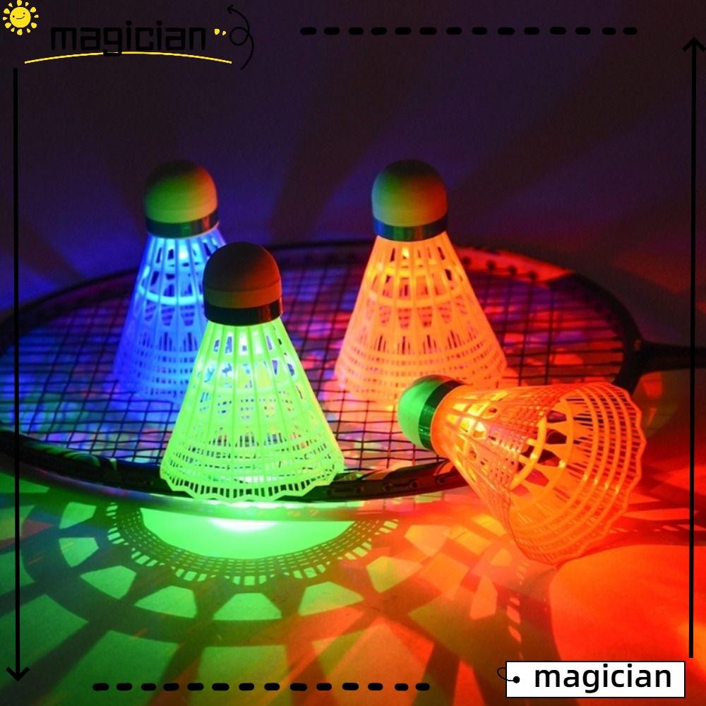 MAG 2/3/4/8Pcs LED Badminton Ball, Colorful Glowing Badminton ...