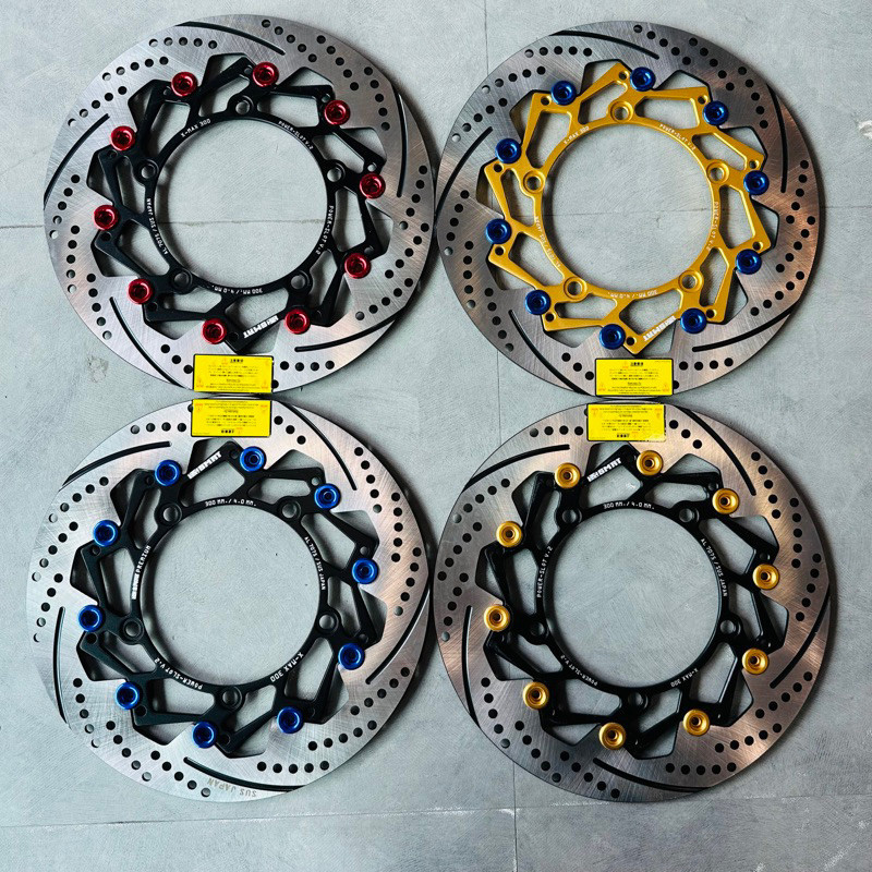 SMRT XMAX R25 RACING FLOATING DISC PLATE 300MM DISC XMAX FRONT & REAR ...