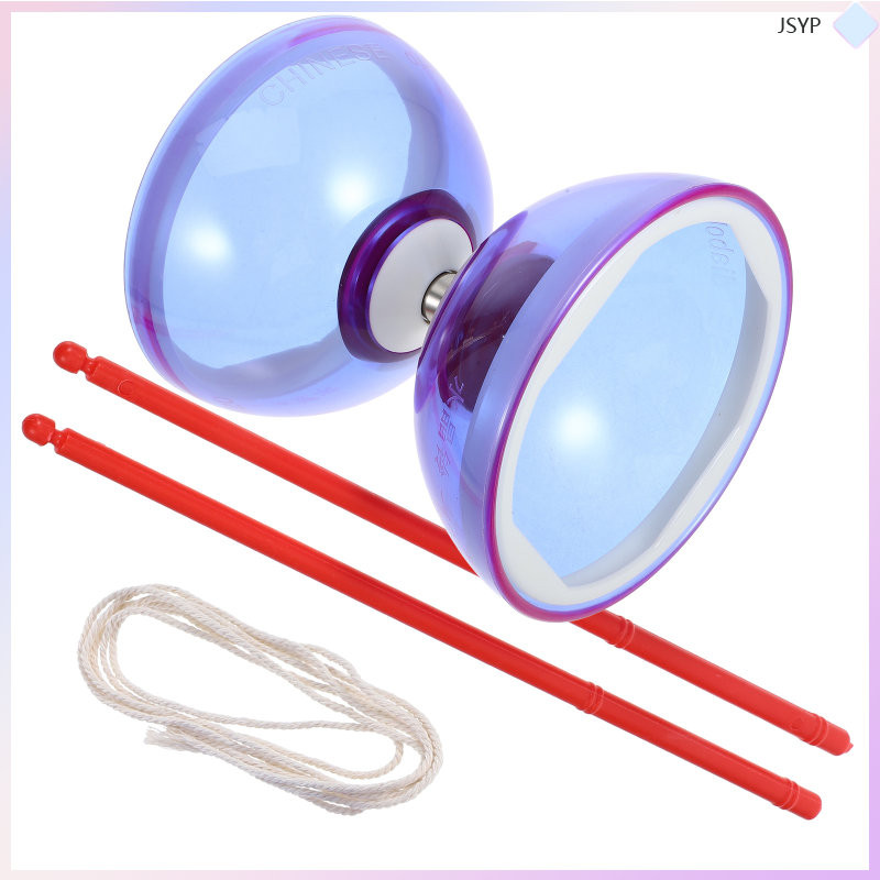 Chinese Yoyo with Fiberglass Sticks Transparent Soft Gel Triple Bearing ...