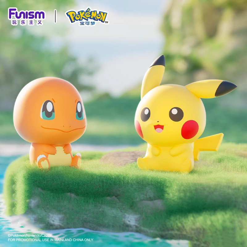 Genuine Playism Pokémon Figure Little Adventure Series Cute Particles ...