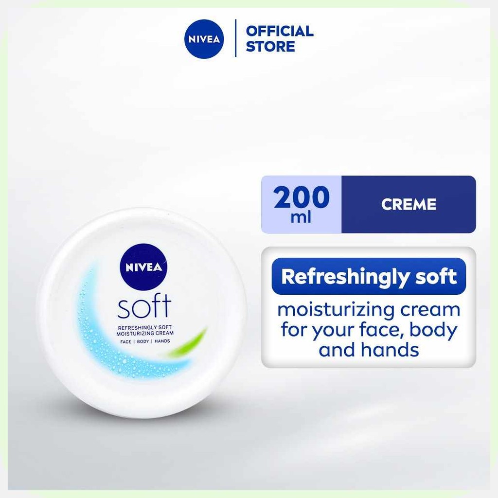 NIVEA}a?Soft%Pq$Moisturizing)pz}Cream>Vu}for>qQ}dry>Jw}skin,>YS}for>Ib ...
