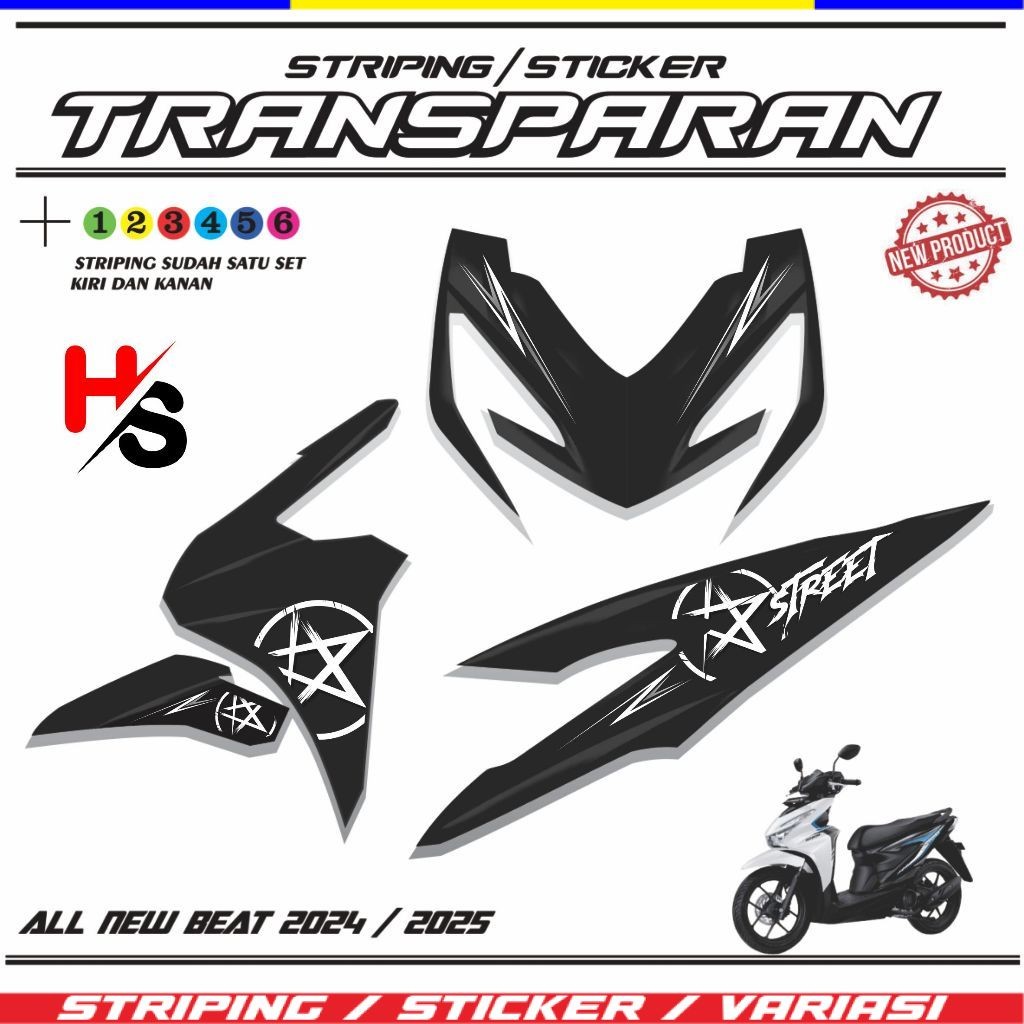 Striping VARIATIONS TRANSPARENT UV BEAT ALL NEW 2024 END/2025 NEW ...