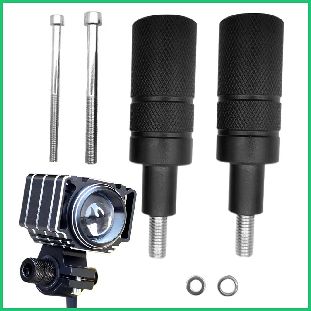 Motorcycle Spotlight Bracket 1 Pair M8 M6 Front Fork Lamp Mount Support ...
