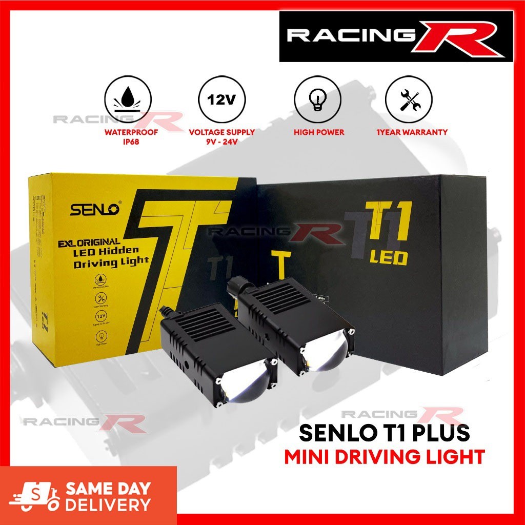 Original SENLO T1 Plus Mini Driving Light 60W MDL for Motorcycles Cars ...