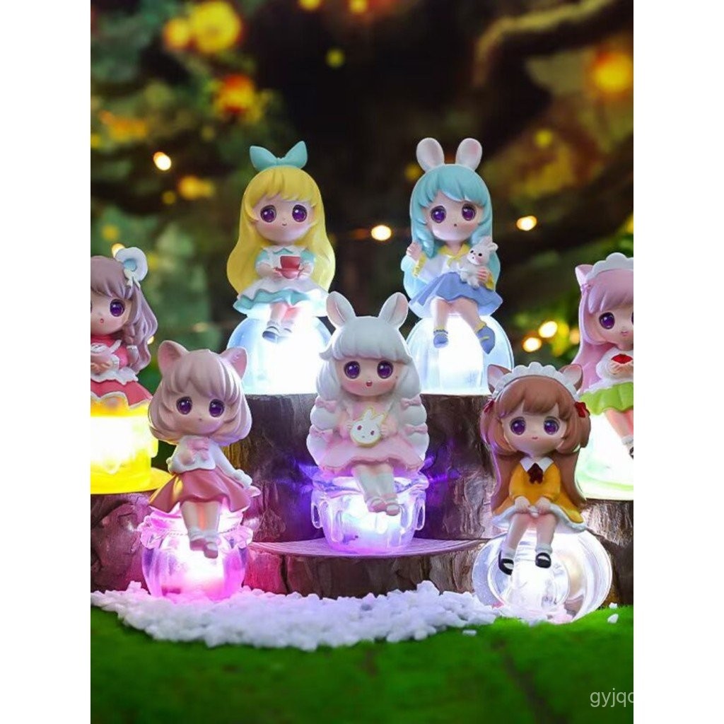 Blind Box2025Trendy New Half Sugarism Girl Blind Box Figurine Glowing ...