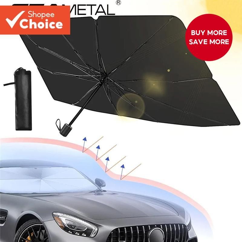 Car Sun Shade Front Windshield Sun Shade Cover Foldable Car Umbrella ...