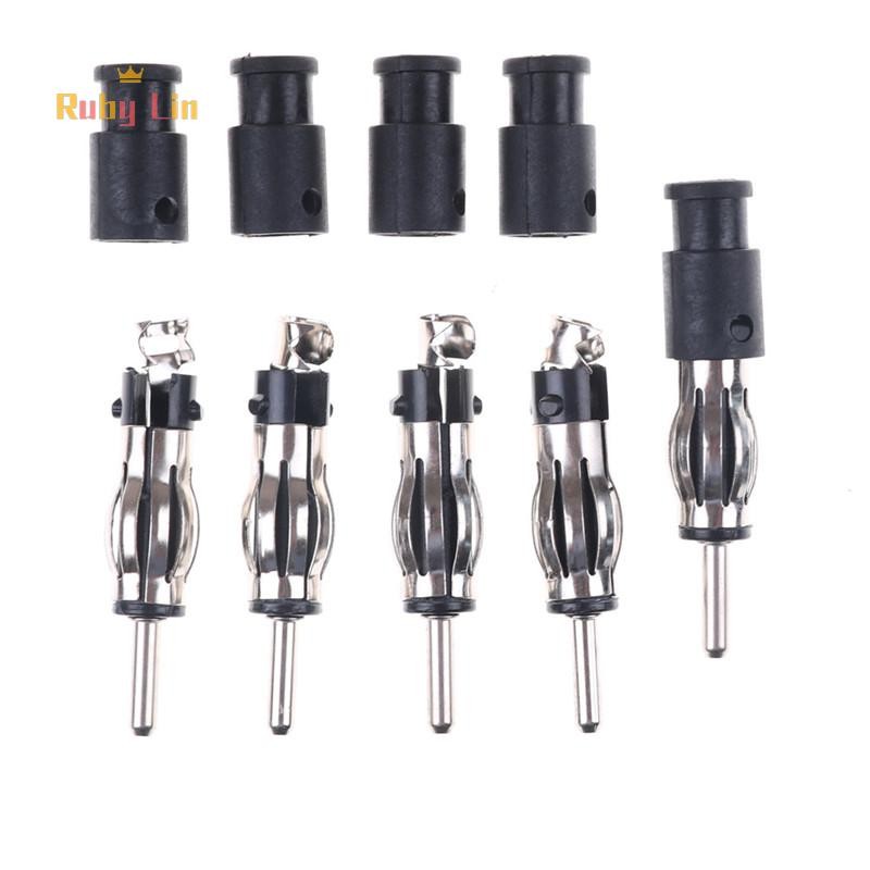 Ruby Lin 5pcs Auto Car CD Radio Aerial Antenna Plug Adapter Plastic ...