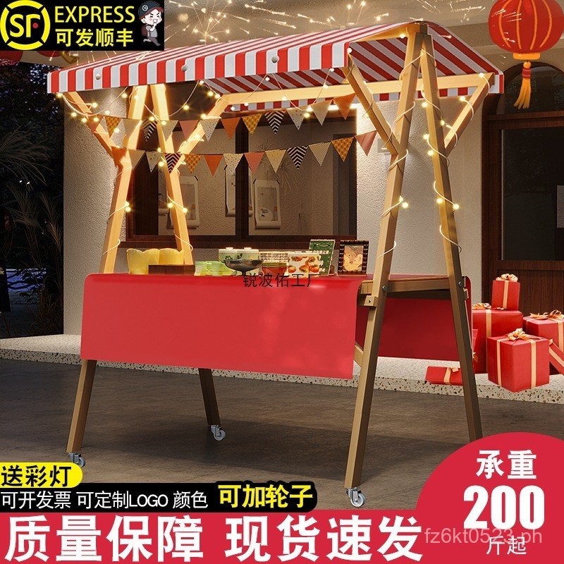 Promotional Street Stall Market Rack Cart Flower Cart Market Foldable ...