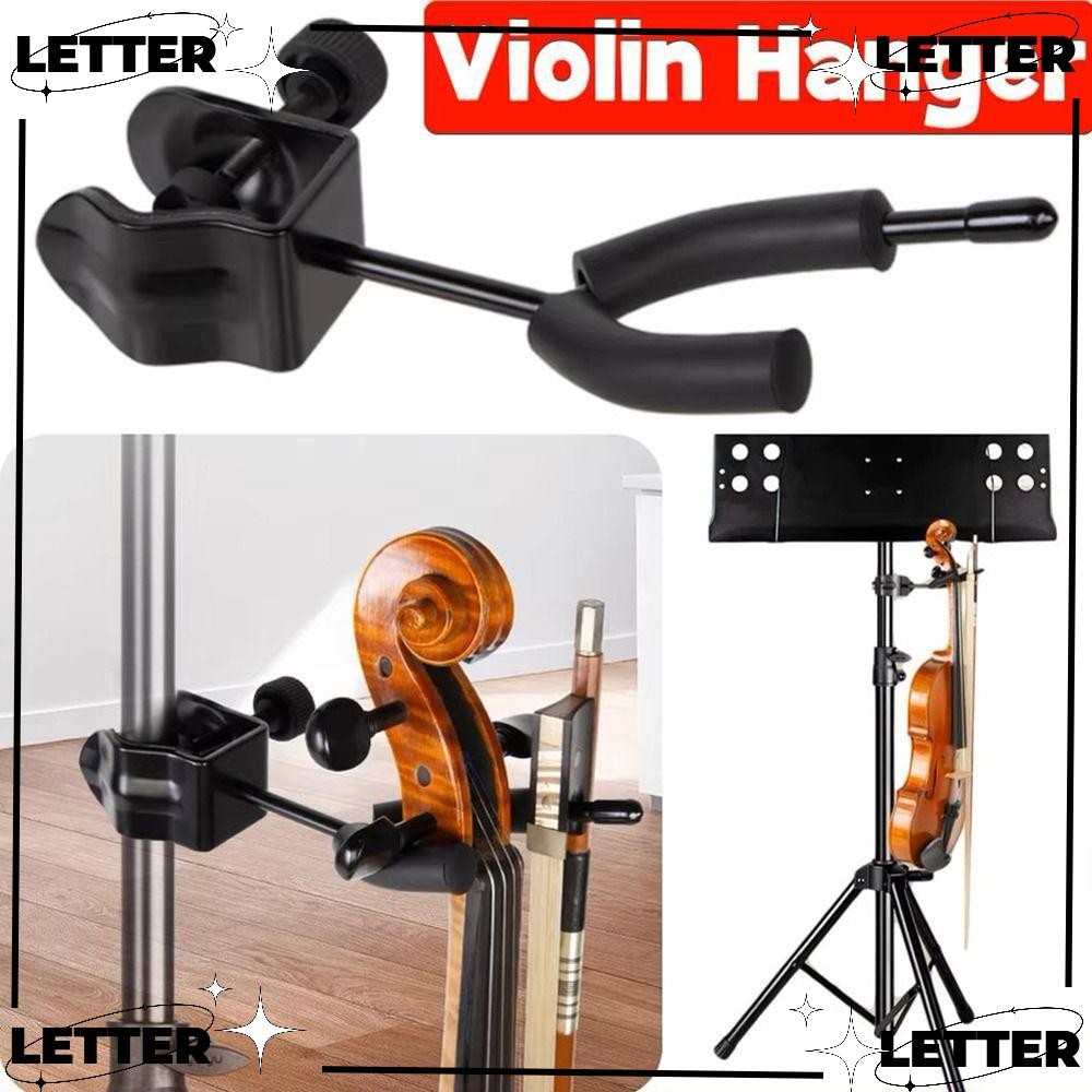 LET Violin Hanger, with Bow Hook Metal Violin Viola Stand, High Quality ...