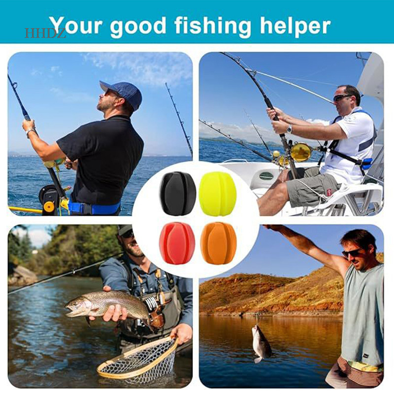 【HHDZ】 4Pcs Fishing Rod Holder Ball Straps Fishing Rod Bundler Reusable ...
