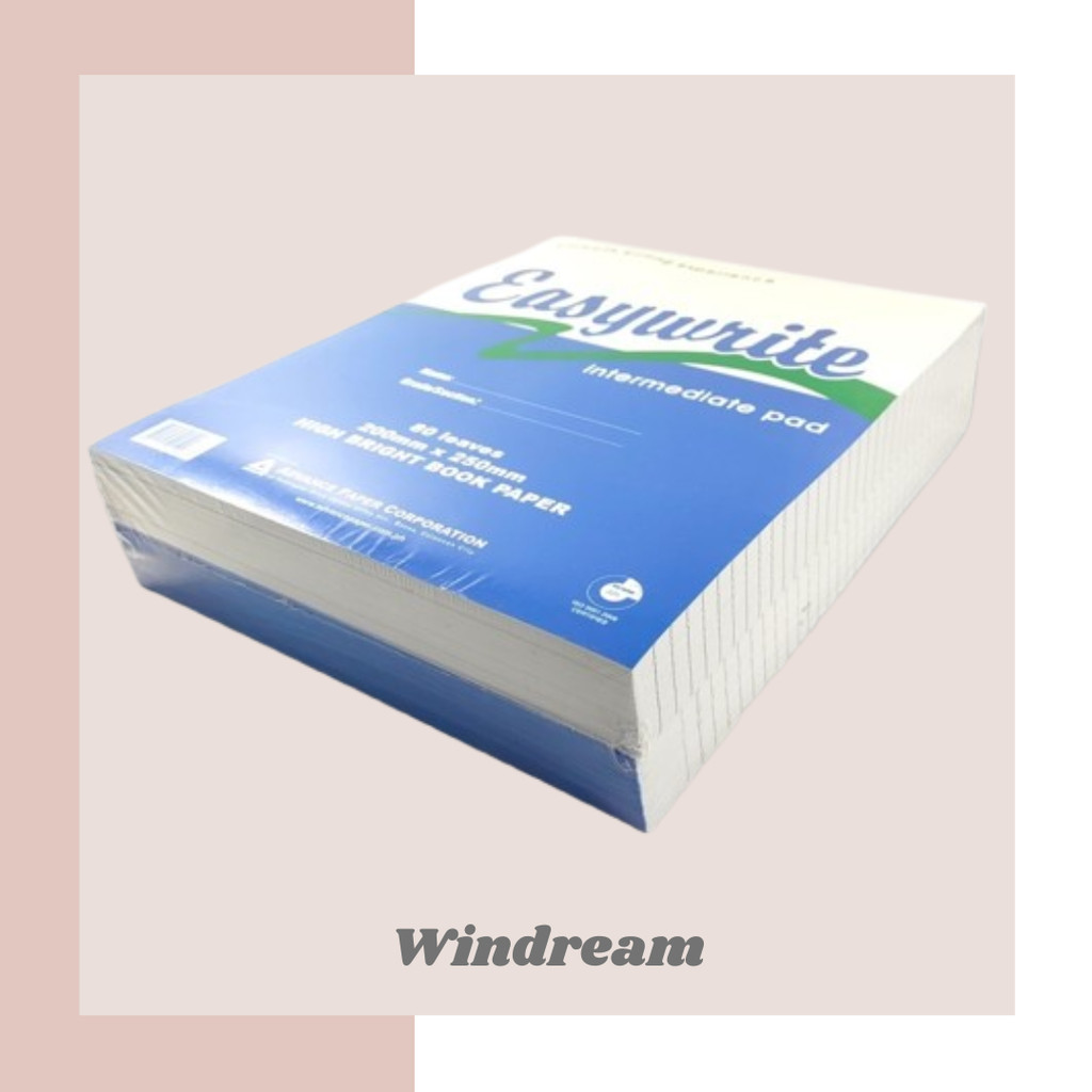 Easywrite intermediate pad 80lvs PER REAM | Shopee Philippines