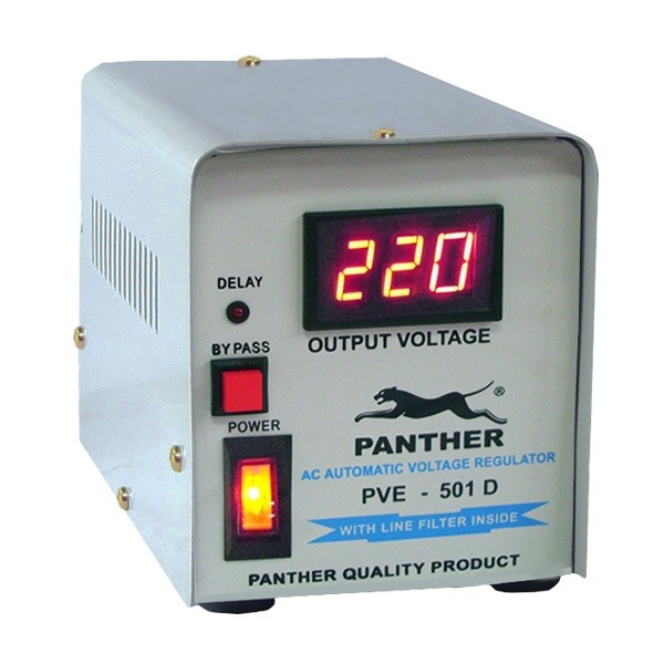PANTHER PVE 501D AUTOMATIC VOLTAGE REGULATOR 500 WATTS | Shopee Philippines