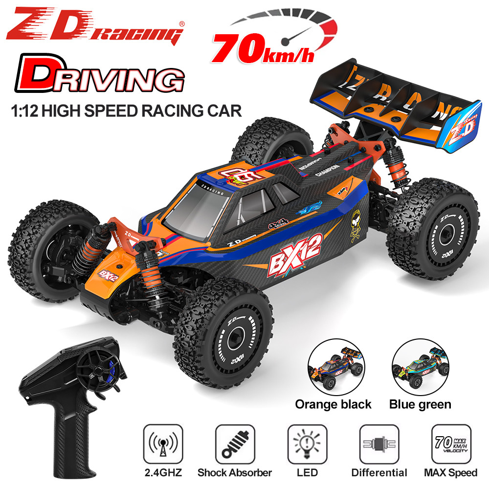 ZD Racing RC Car BX-12 Brushless 1/12 2.4GHz RTR 70KM/H High Speed ...