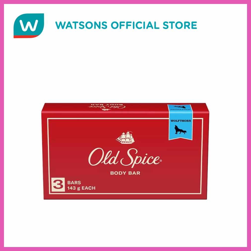 OLD%R^SPICE(tF&c`Wolfthorn;y`Body;J`Bar;N`Soap;H`143g;Q`(3 bars ...